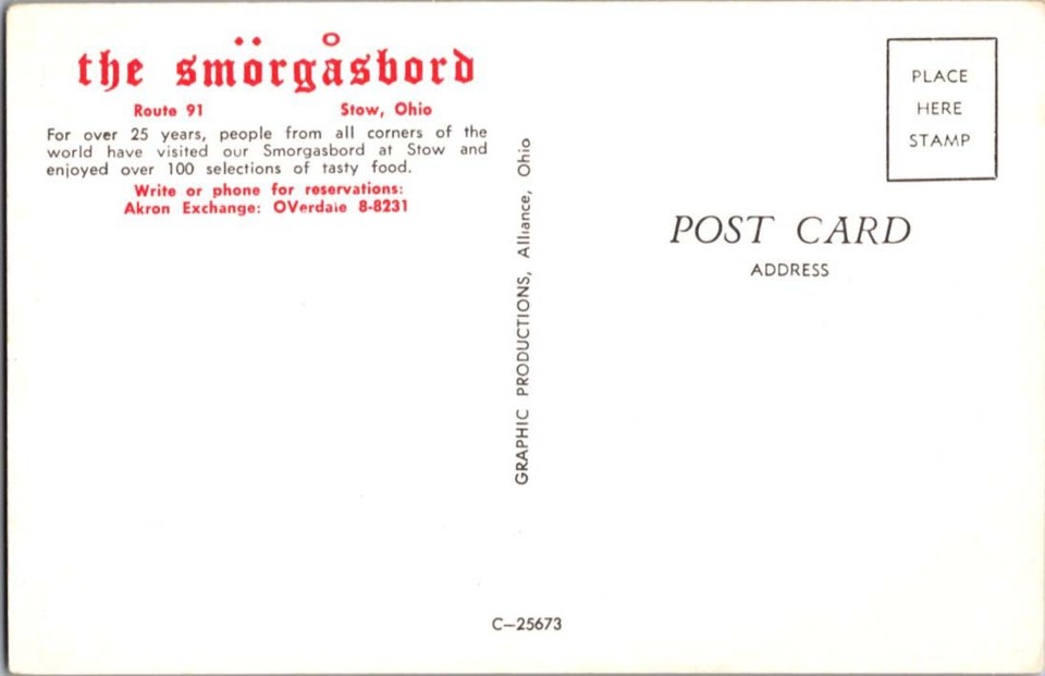 Stow Ohio OH : RESTAURANT SCENE n/15 BD3391 | eBay