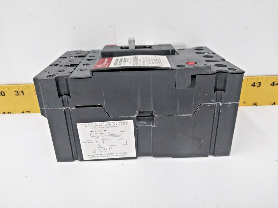 New GE Spectra RMS 150 Amp Circuit Breaker 600 VAC 3 Pole SELA36AT0150 ...