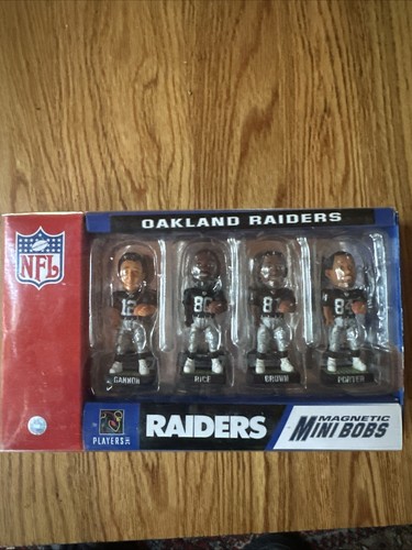 OAKLAND RAIDERS 3” Mini Bobblehead Set In Original Box | eBay
