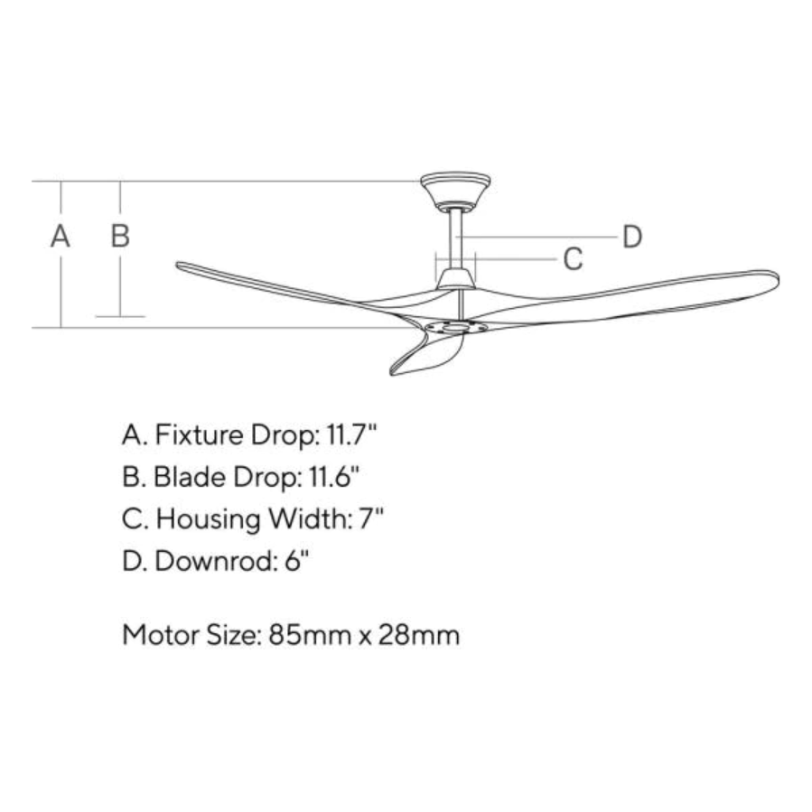 Outdoor 60" Large Paddle Cottage Ceiling Fan + Remote Airplane ...
