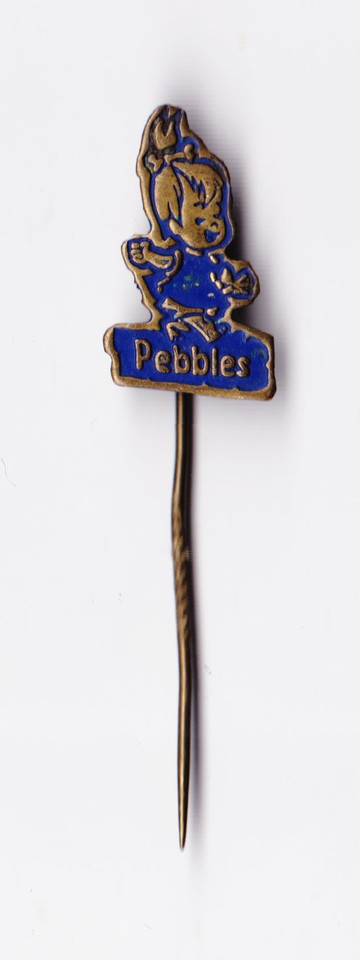 Original Vintage THE FLINTSTONES stick pins 1960s badge Cartoon Comic ...