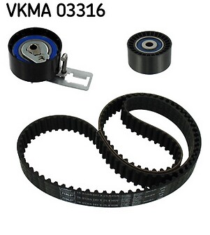 SKF Timing Belt Kit for Citroen DS3 e-HDi 115 1.6 September 2012 to ...