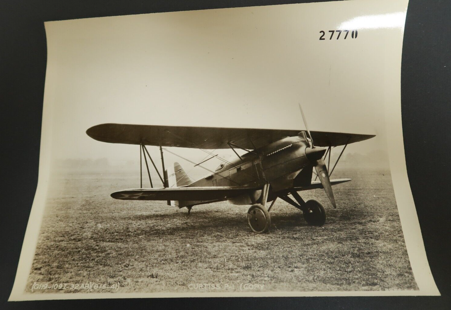Curtiss P-1 VTG Airplanes Military Aviation Photograph 8" x 10" Black ...