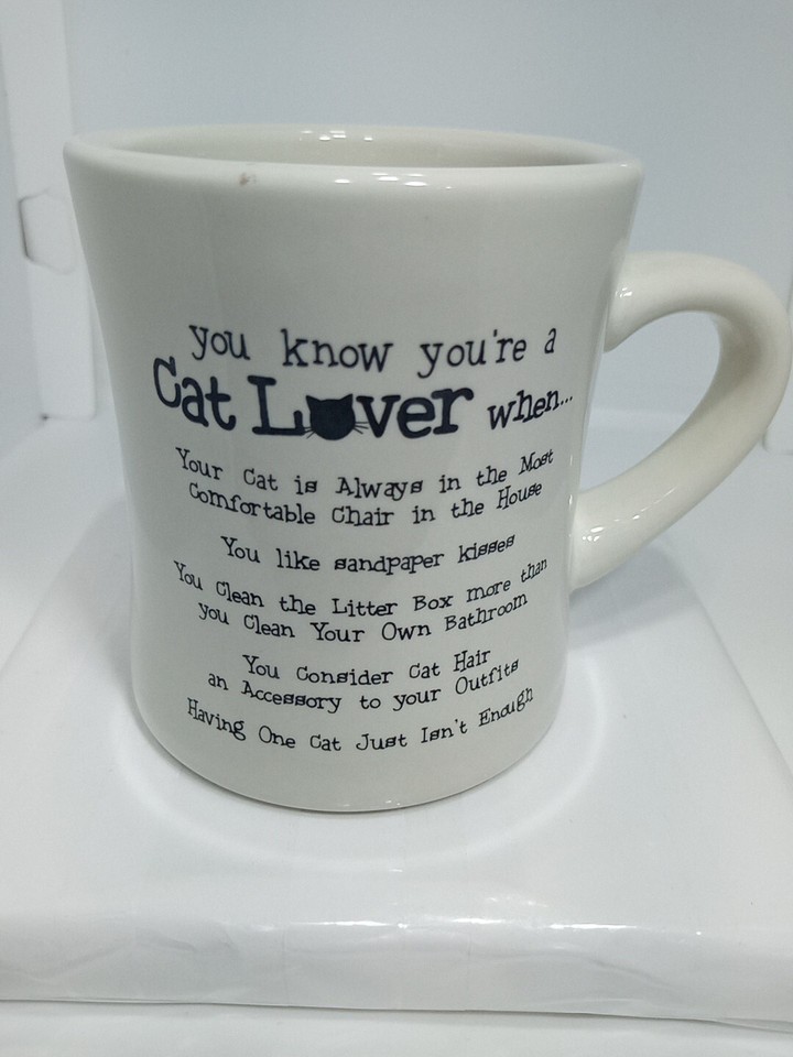 CAT LOVER MUG. CAT LOVER DEFINED MUG. CAT LOVER DECO MUG. B341 | eBay