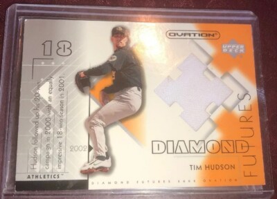 Tim Hudson 2002 Upper Deck Diamond Futures Relic # DF-TH, Oakland ...