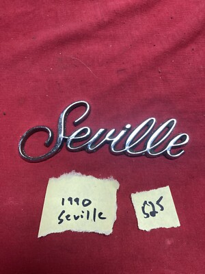 CADILLAC SEVILLE TRUNK FENDER EMBLEM (525) | eBay