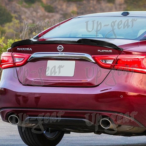 For 16-21 Nissan Maxima V-Style Full Real Carbon Fiber Rear Trunk ...