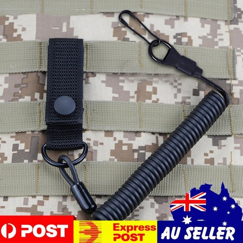 Anti-lost Elastic Lanyard Rope Nylon Molle Spring Strap Outdoor ...