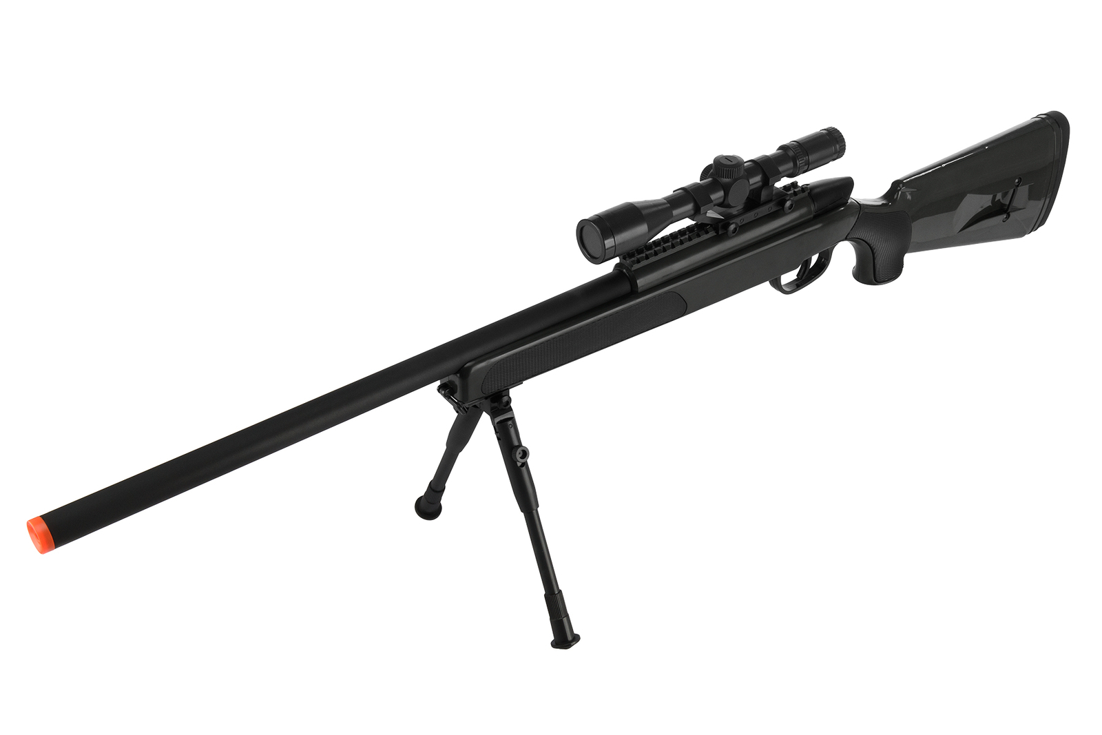 UKARMS Spring Powered SR2 Gun Bolt Action Replica Sniper Rifle w/Bipod ...