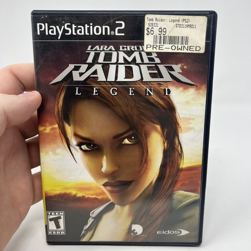 Lara Croft: Tomb Raider Legend PS2 Sony PlayStation 2 No Manual Black ...