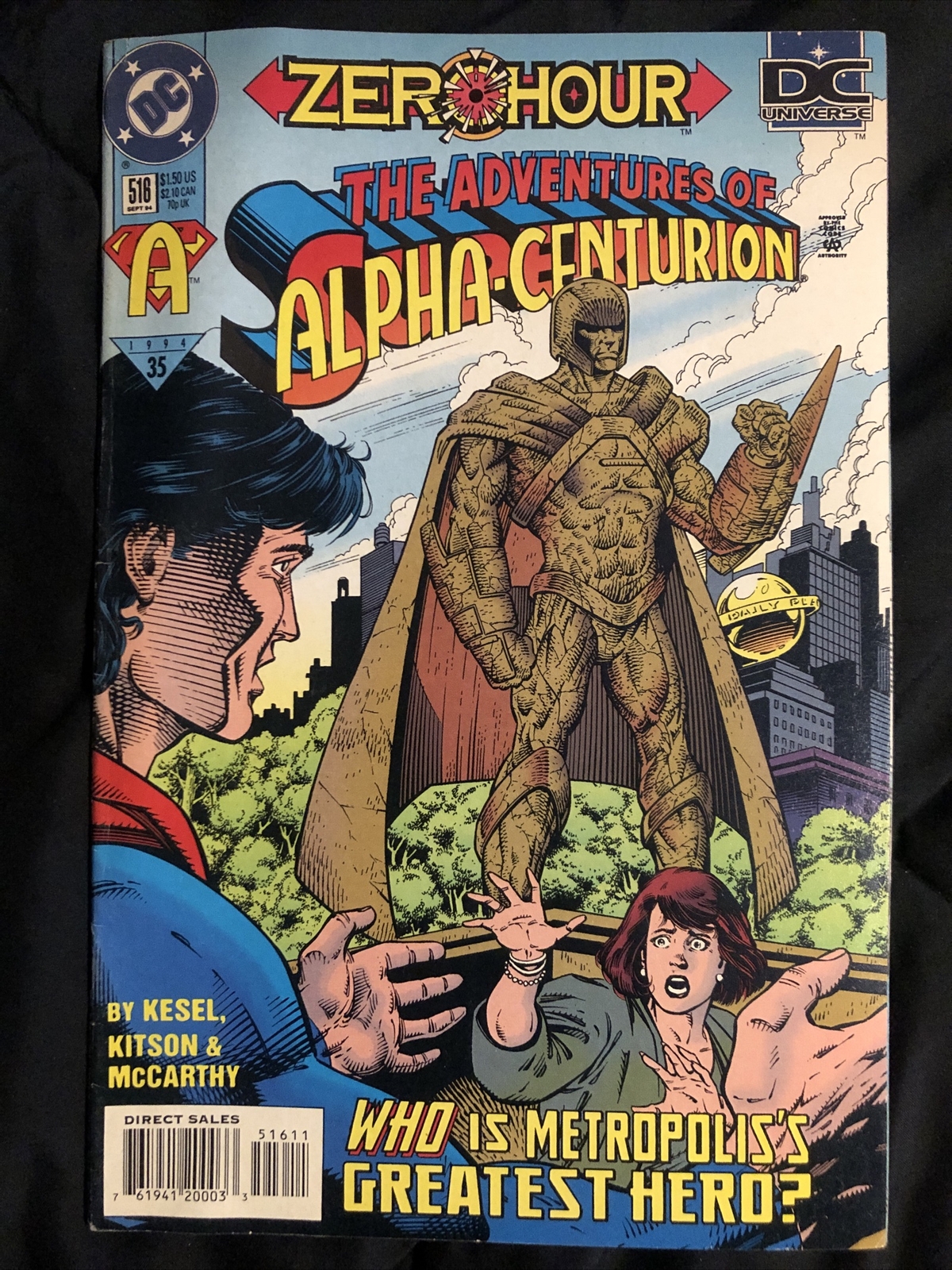 1994 DC Comics: The Adventures of ALPHA-CENTURION #518 | Zero Hour | DC ...