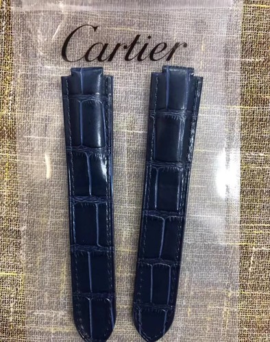 Cartier Blue Balloon Strap Dark Blue 20mm Head Layer Calfskin Material ...