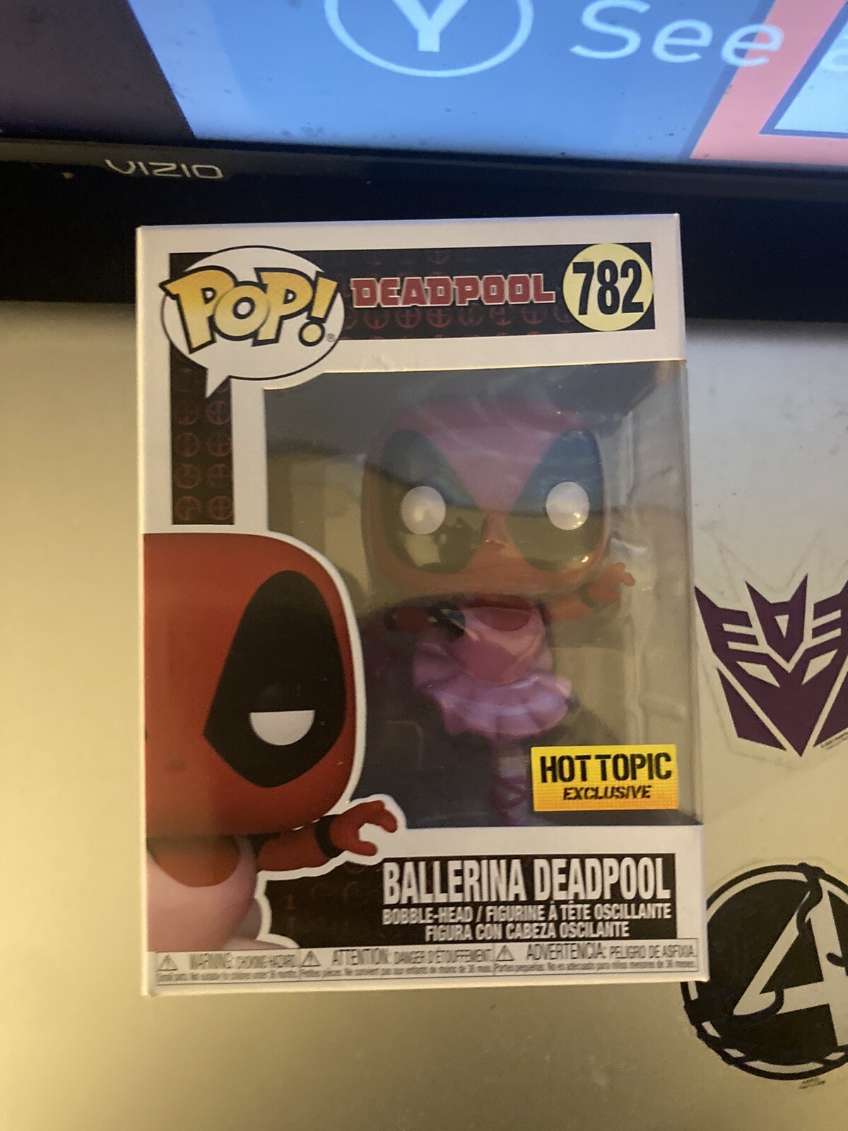 Funko Pop! Vinyl: Marvel - Ballerina Deadpool - Hot Topic (HT ...