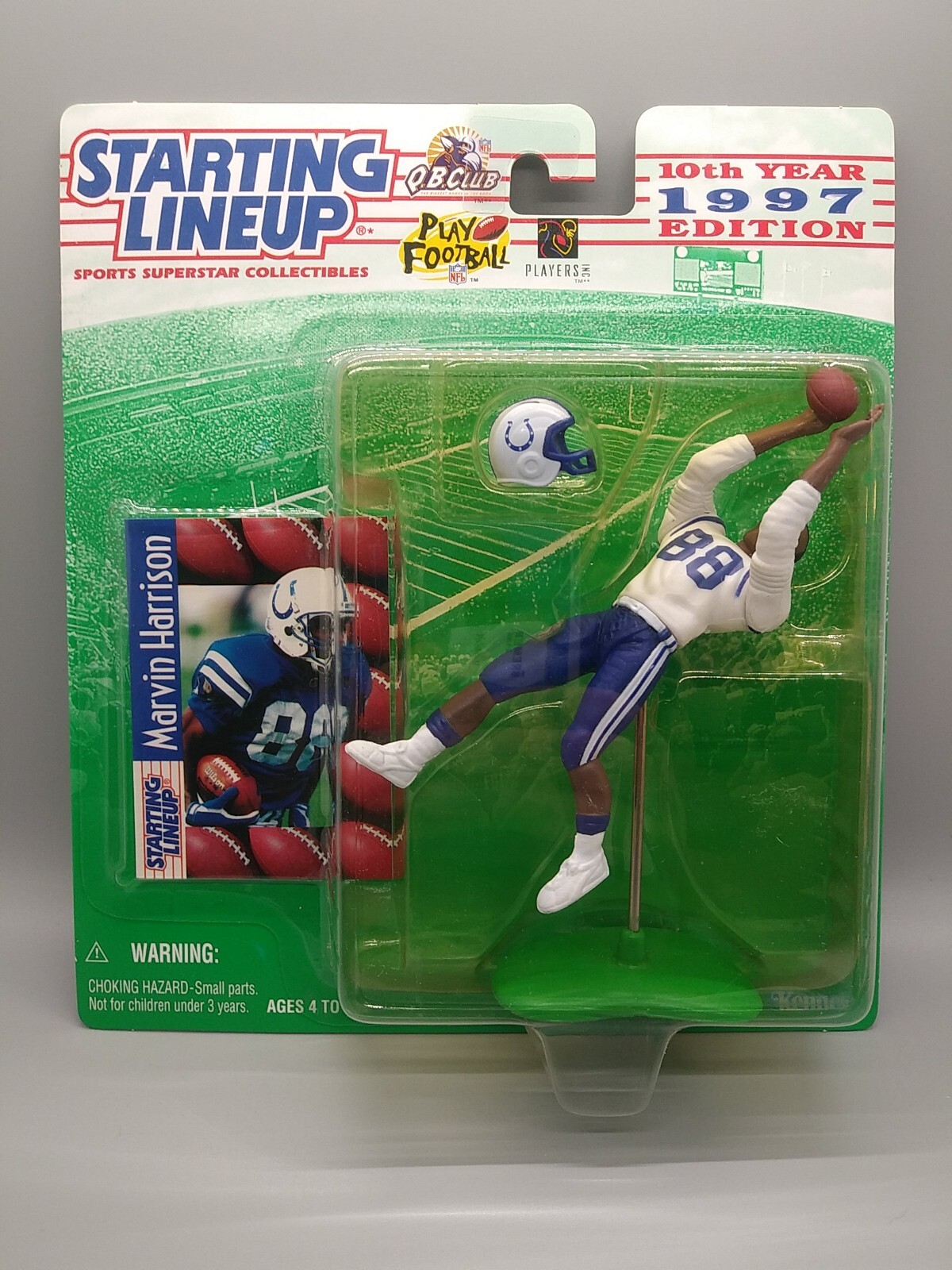 Marvin Harrison 1997 Starting Lineup SLU Indianapolis Colts 1st piece ...