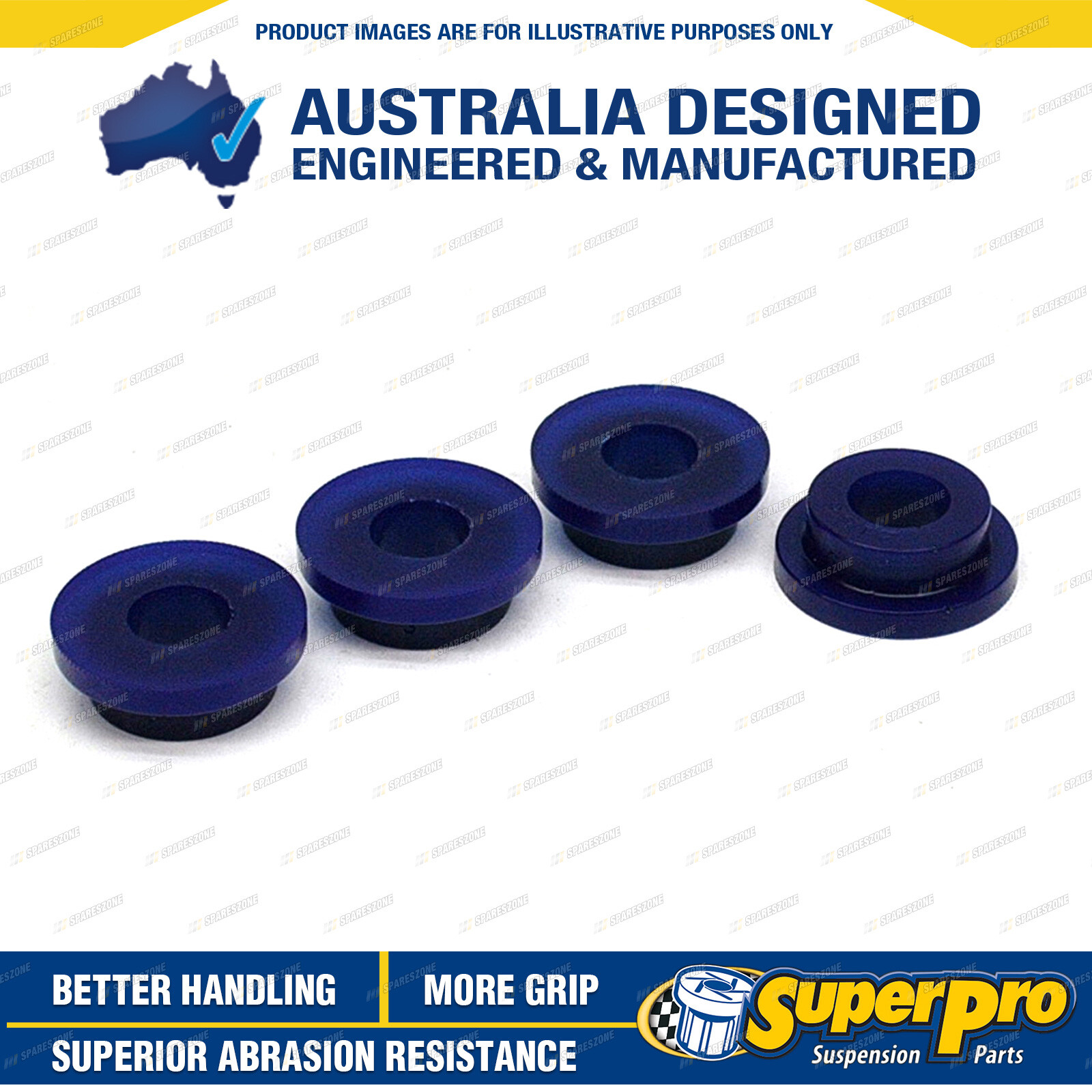 SuperPro Rear Subframe Rear Bush Kit for Austin Mini 850 1100 Deluxe K ...