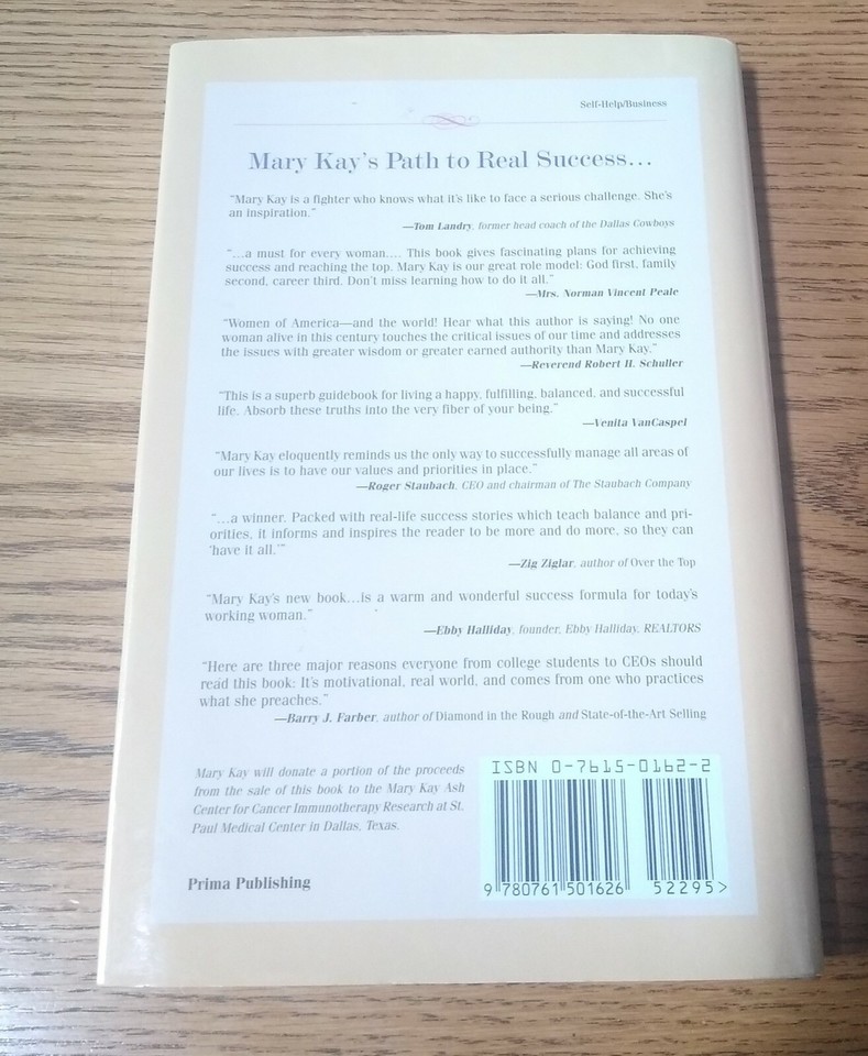 MARY KAY ASH: YOU CAN HAVE IT ALL: LIFETIME WISDOM *NEW* HARDCOVER 1995 ...