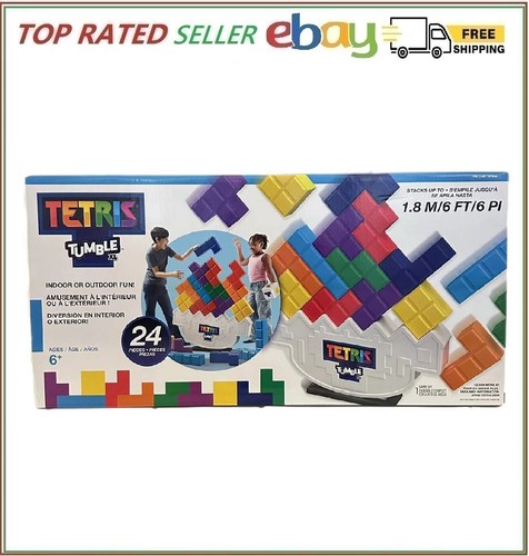Tetris XL Tumble Game Dynamic Tilting Tower, Tetrimino Blocks Tower ...