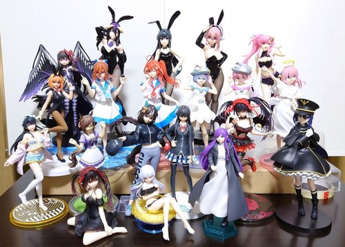 Anime Manga Figure Lot of 20 Mixed Prize Figures No Boxes Shizuka Inui ...