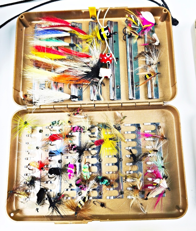 6 Vintage Fly Boxes Filled With Flyrod Lures Perrine Trout Unlimited ...