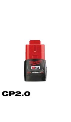 NEW OEM Milwaukee M12 Red Lithium CP2.0 2.0Ah Battery 48-11-2420 ...