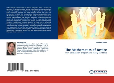 The Mathematics of Justice Michael Brand 9783838318042 | eBay.de