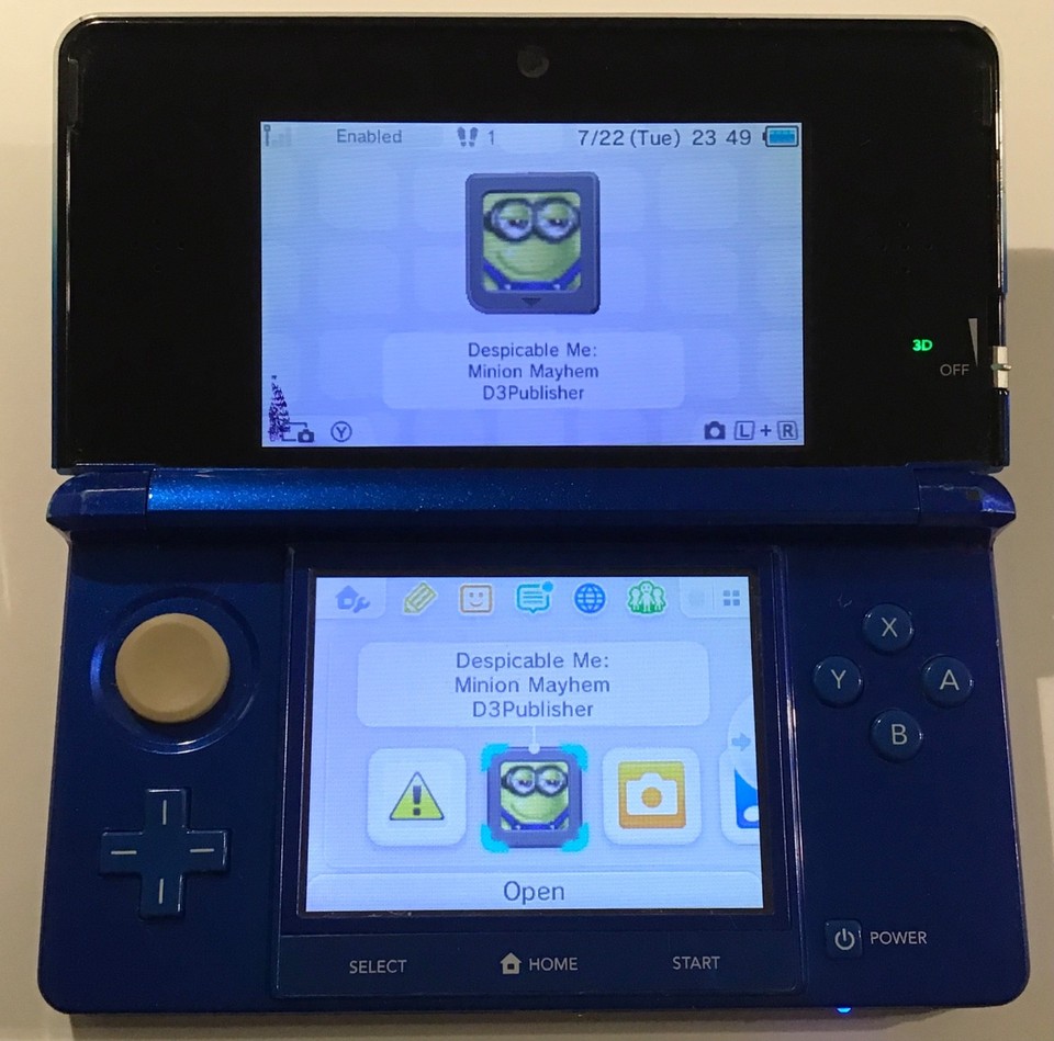 Nintendo 3DS Blue Handheld System Console Bundle Game - Fully Tested | eBay
