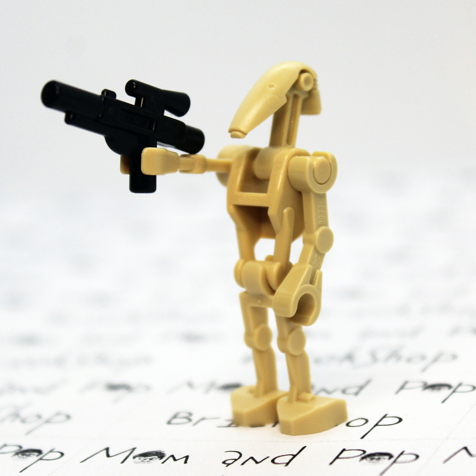 LEGO Star Wars Tan Battle Droid Minifigure with Medium Scoped Blaster ...