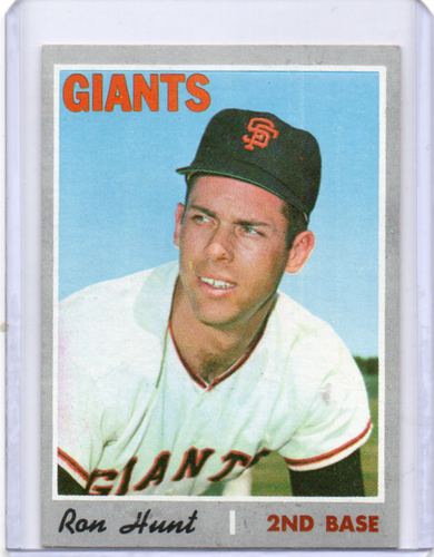 RON HUNT 1970 TOPPS CARD #276 GIANTS VG A89 | eBay
