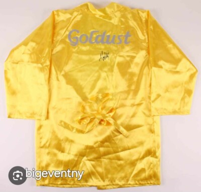 GOLDUST SIGNED ROBE AUTOGRAPH WWE WWF WRESTLING DUSTIN RHODES RUNNELS ...