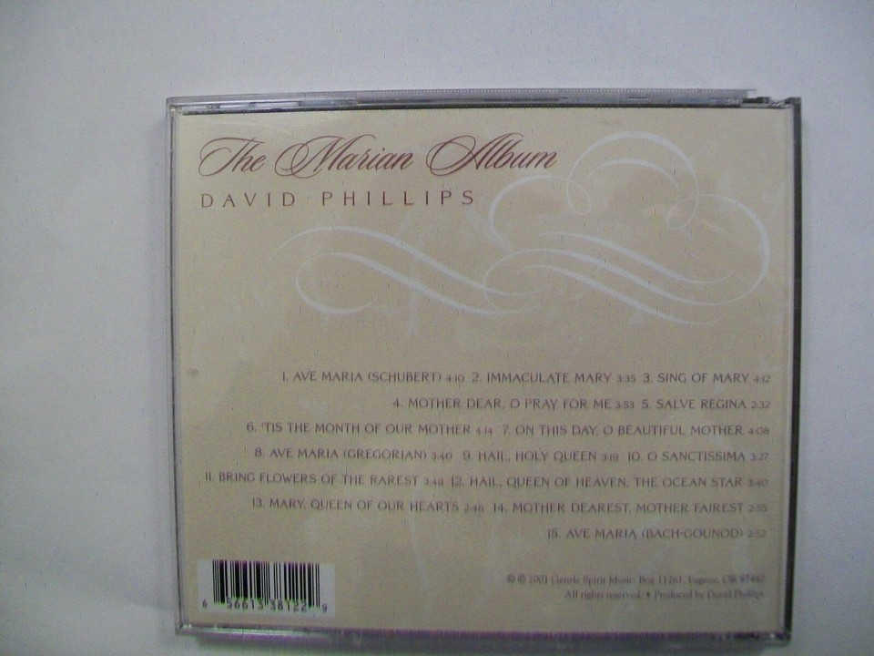 The Marian Album by David Phillips (CD, 2001, Gentle Spirit Music) | eBay