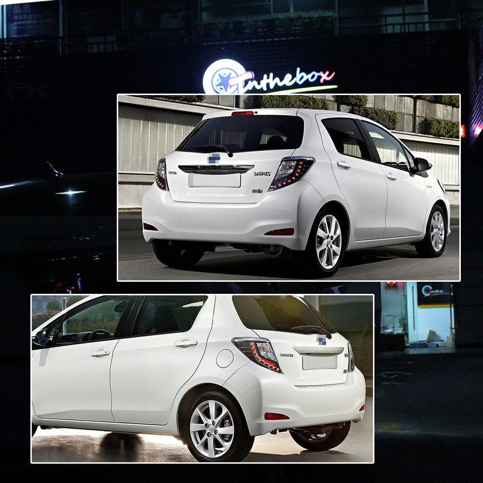 Bumper Reflector Set For 2012-2014 Toyota Yaris For CE LE and L Models ...