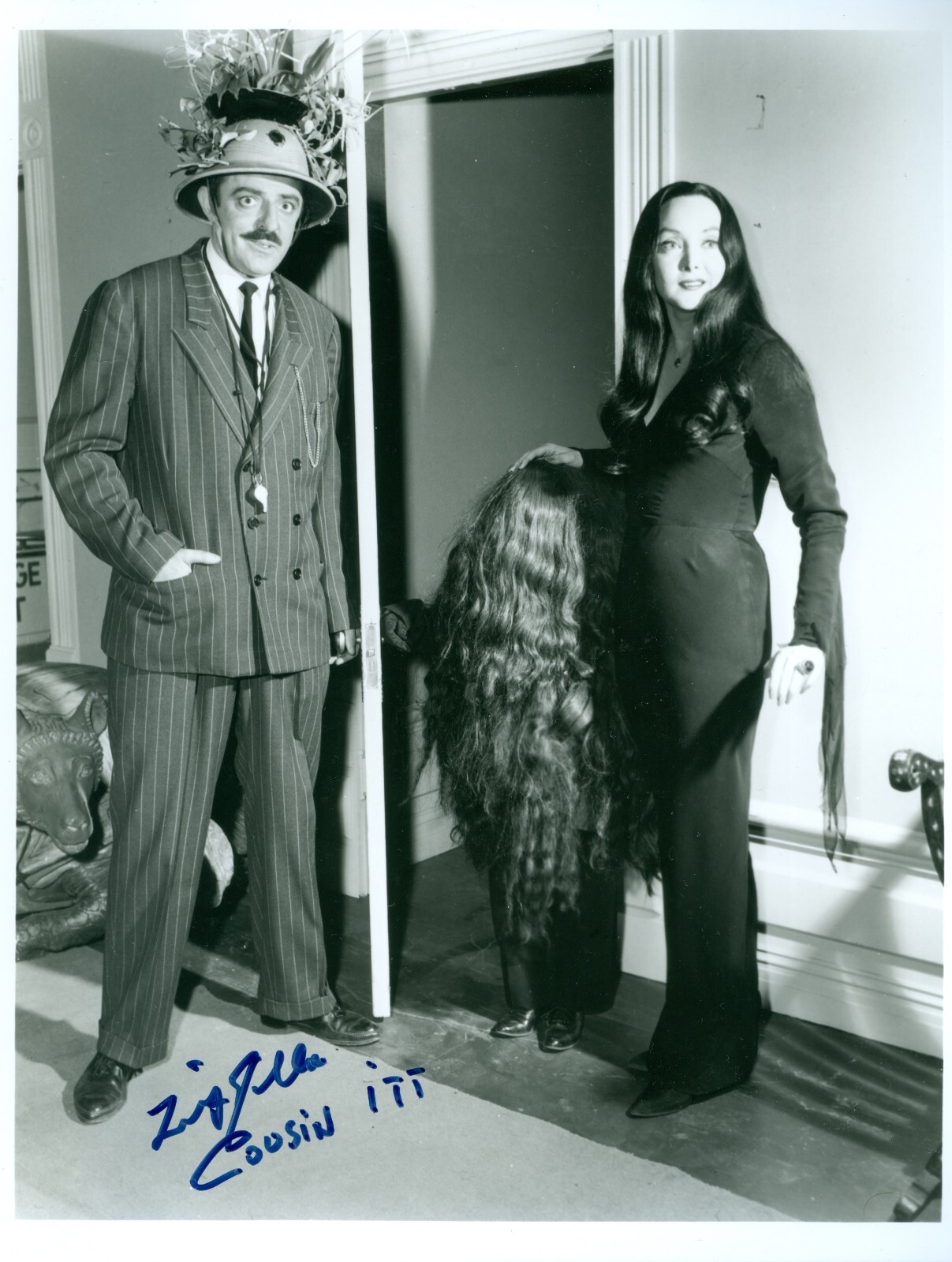 Felix Silla "Witnesed" SIGNED 8x10 Cousin Itt Addams Family - Twiki ...