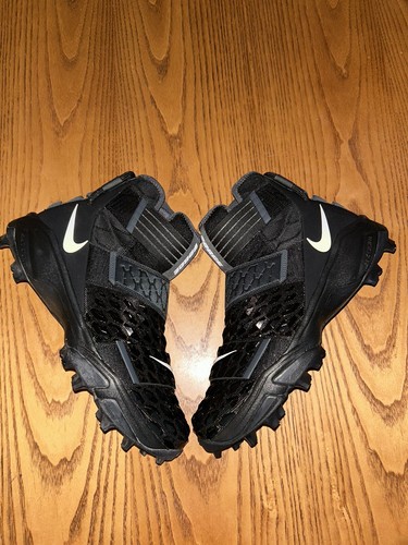 NIKE MENS FORCE SHARK SAVAGE ELITE 2 LINEMAN FOOTBALL CLEATS SIZE 14 ...