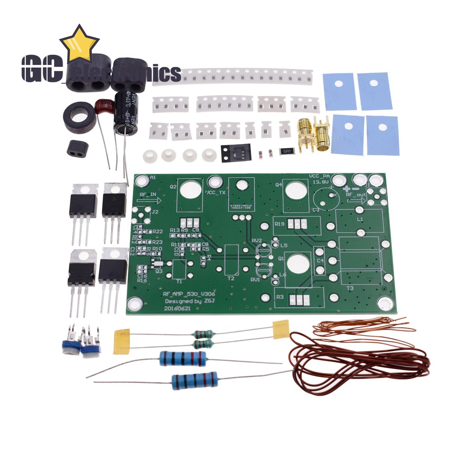 45W SSB Linear Power Amplifier CW FM HF Radio Transceiver Shortwave DIY ...