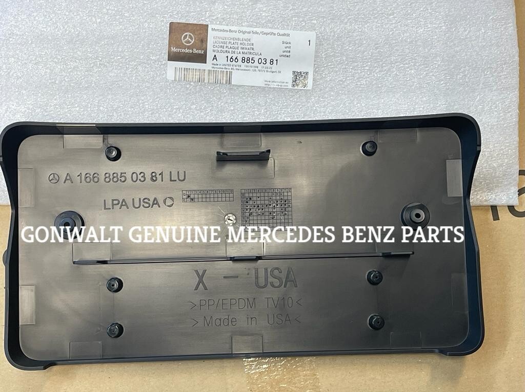 Mercedes Benz Genuine GL Class 2013-2016 License Plate Bracket ...