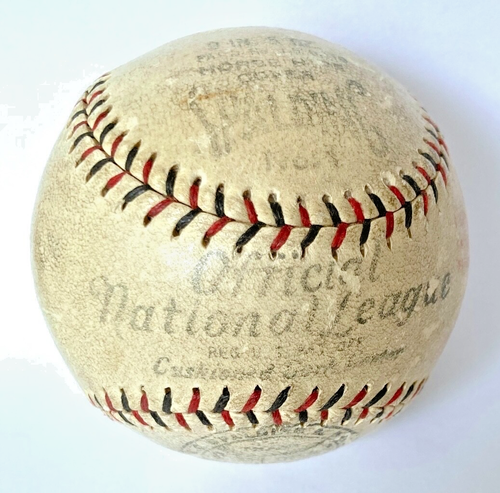 1929 Official National League Baseball~Inscribed Syracuse University vs ...