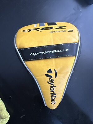 Taylormade RBZ Stage 2 Driver Head Cover Rocketballz Black Silver ...