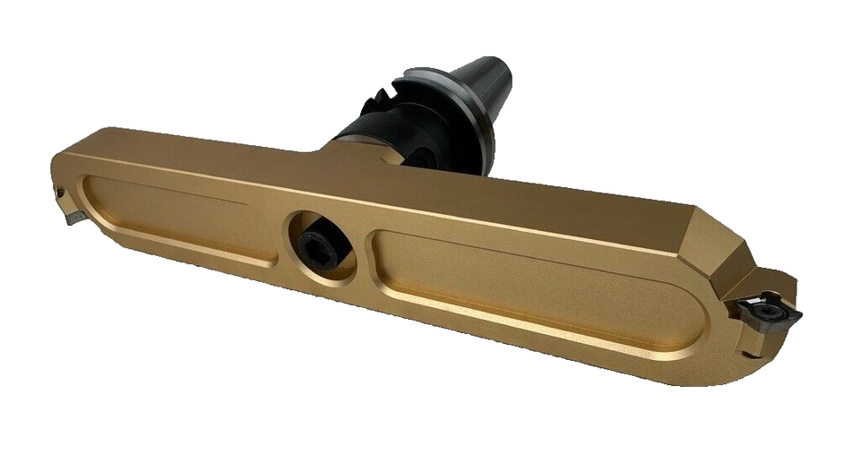 8” Fly Cutter w/ CAT40 Arbor & SEHT Inserts For Aluminum Milling and ...