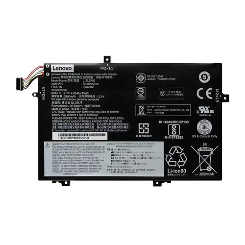 Genuine L17L3P52 01AV463 Battery For Lenovo ThinkPad L480 L490 L580 ...