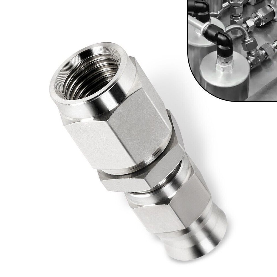 3AN AN3 Thread Stainless Steel Brake PTFE Teflon Swivel Hose End ...