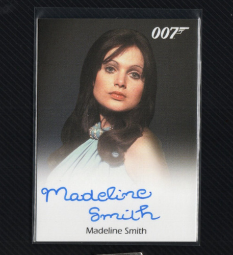 James Bond Classics 2016 Autograph Auto Madeline Smith as Miss Caruso ...