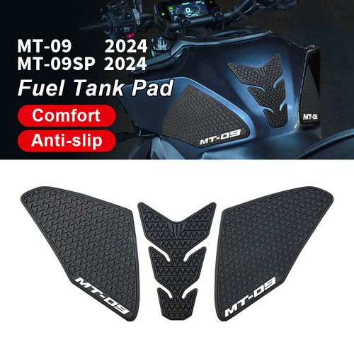 Motorcycle For MT-09 MT09 SP 2024 Non-slip Side Fuel Tank Pad Black Gas ...