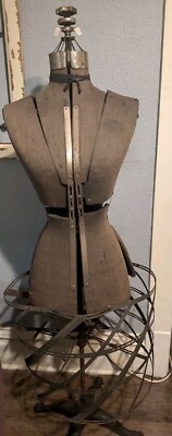 Antique Acme Adjustable Dress Form A-B | eBay