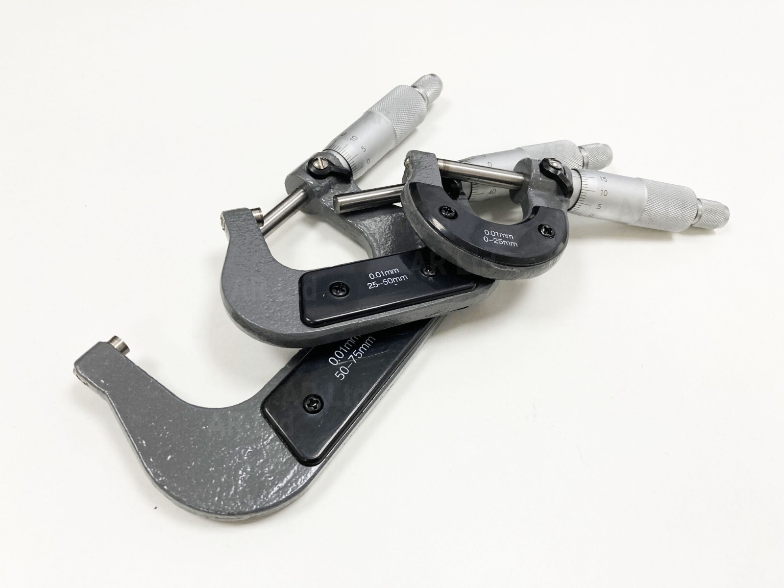 3pc Micrometer. Metric MICROMETER Measuring Tool Set 0 to 75mm Workshop ...