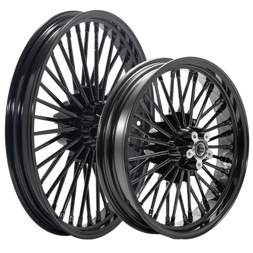 21x2.15 18x3.5 Fat Spoke Wheels Rims for Harley Softail Fatboy FLSTF ...