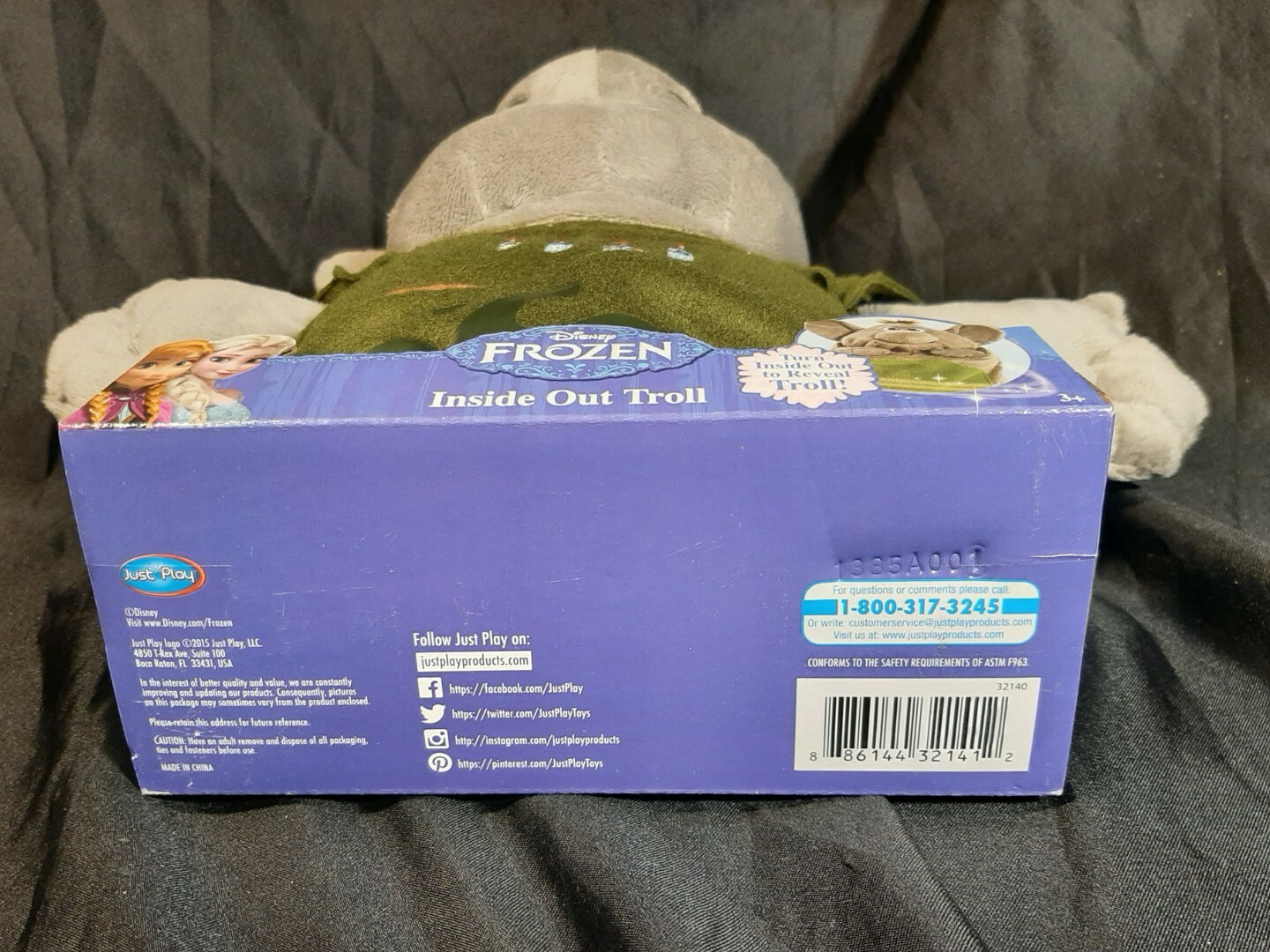 Disney Frozen Inside out Troll Plush Boys & Girls 3 Yrs 2015 for sale ...