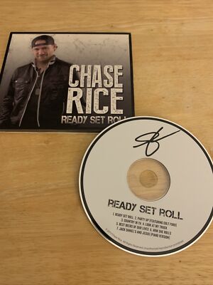 Chase Rice Autographed CD Ready Set Roll Authentic Signed Black Sharpie ...