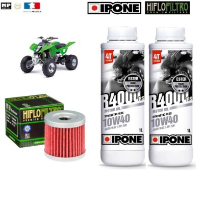 Kit Entretien Vidange Filtre Huile Quad Kawasaki ATV KXF 400 2003-2006 ...