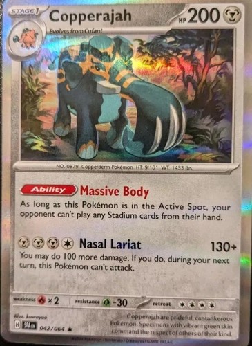 Copperajah 042/064 Holo Rare Scarlet & Violet: Shrouded Fable Pokemon ...