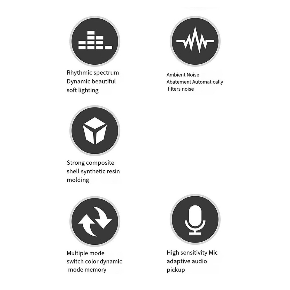 Row 64-Bit Pickup Light Car RGB Rhythm Light Car Voice-Controlled ...